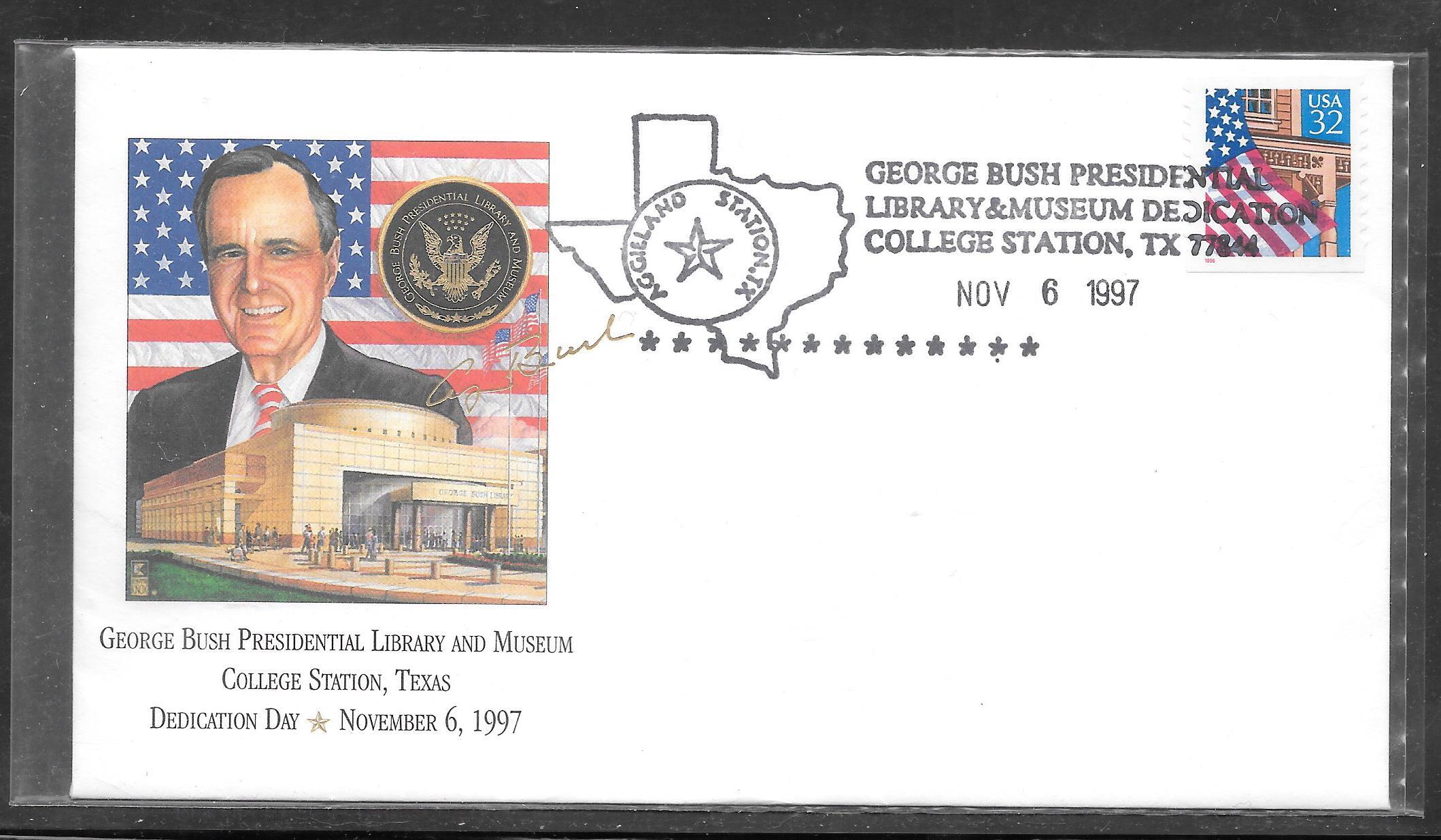 Just Fun Cover #2913 Presidential Library George Bush College Station ...