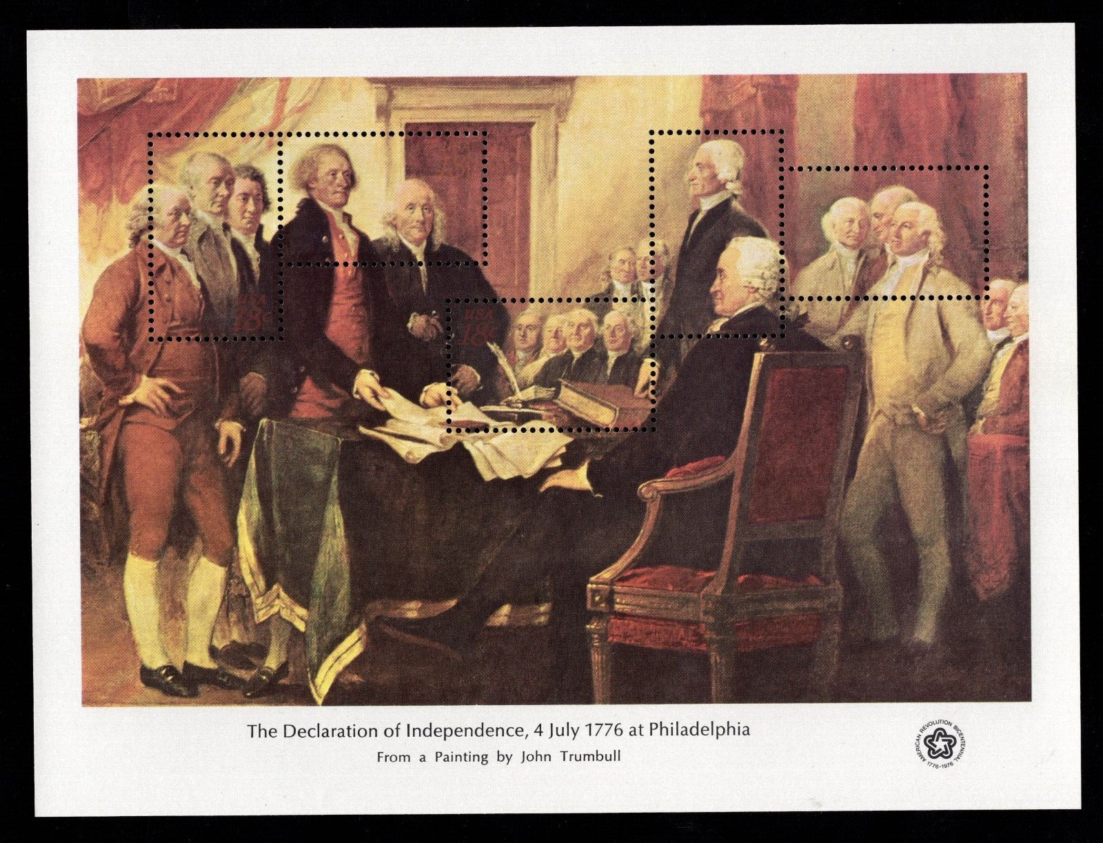 US Stamps #1687H VAR Sheet 18c Omitted 4/5th Mint OG NH Error LOT ...