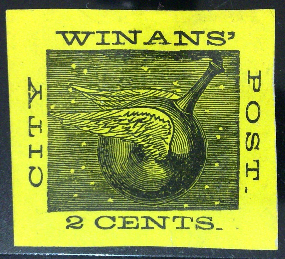 Winan's City Post - 2c - Bogus C - Frajola's Type II - Thin | United ...