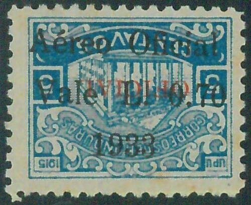 88731 - HONDURAS - Sanabria# 157 ERROR: Inverted Overprint - MINT MH ...