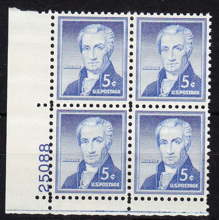 MOstamps - US Scott #1038 Mint OG NH Plate Block of 4 - Lot # HS-D94 ...
