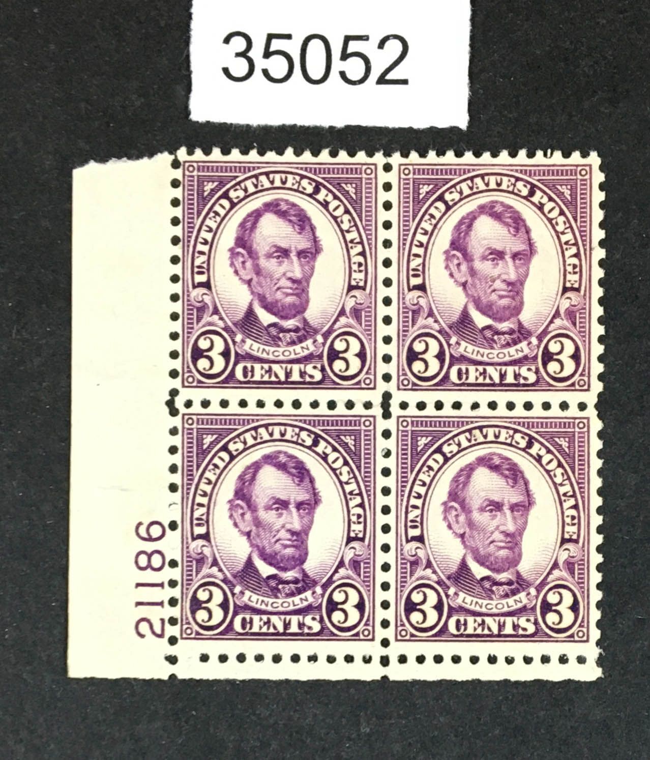 US Stamps # 635 Plate Block Mint OG NH $18 LOT #35052 | United States ...