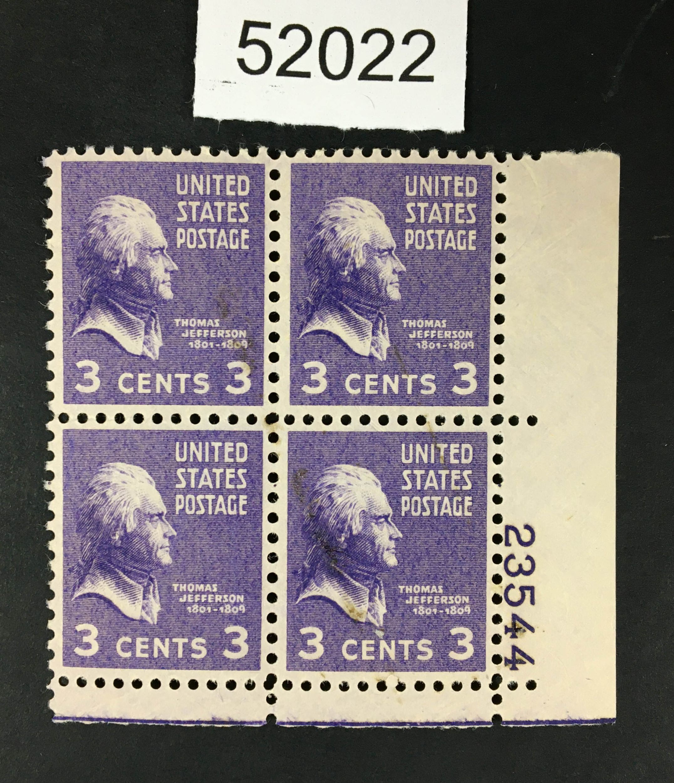 US Stamps # 807 Mint OG NH Plate Block LOT #52022 | United States ...