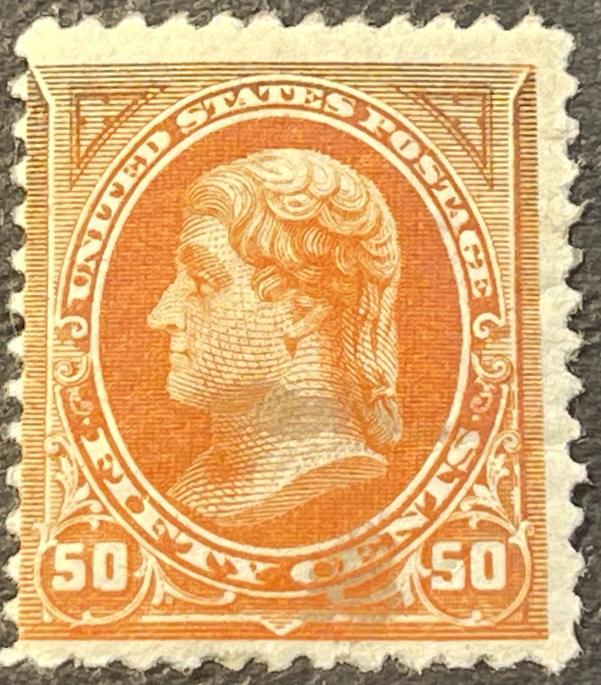 U.S.# 275-Mint/Hinged*---Single---Fifty Cent---Orange---1895 | United ...