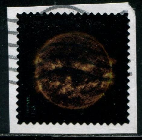 5601 US (55c) Sun Science - Active Sun SA, used on paper | United ...