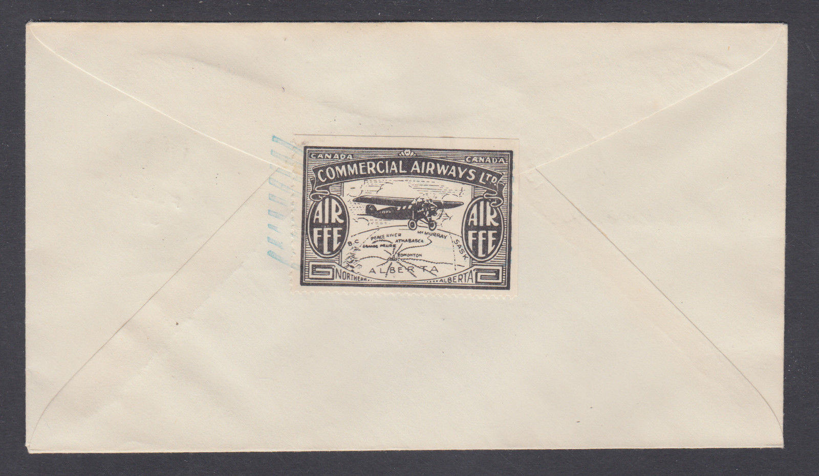Canada Sc CL48, 160 on1c orange envelope, 1931 First Flight ATHABASCA ...