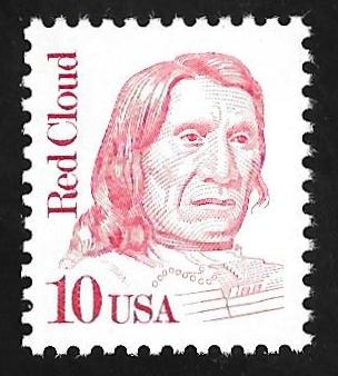 #2175E 10 cents Red Cloud Stamp mint OG NH EGRADED XF 91 XXF | United ...