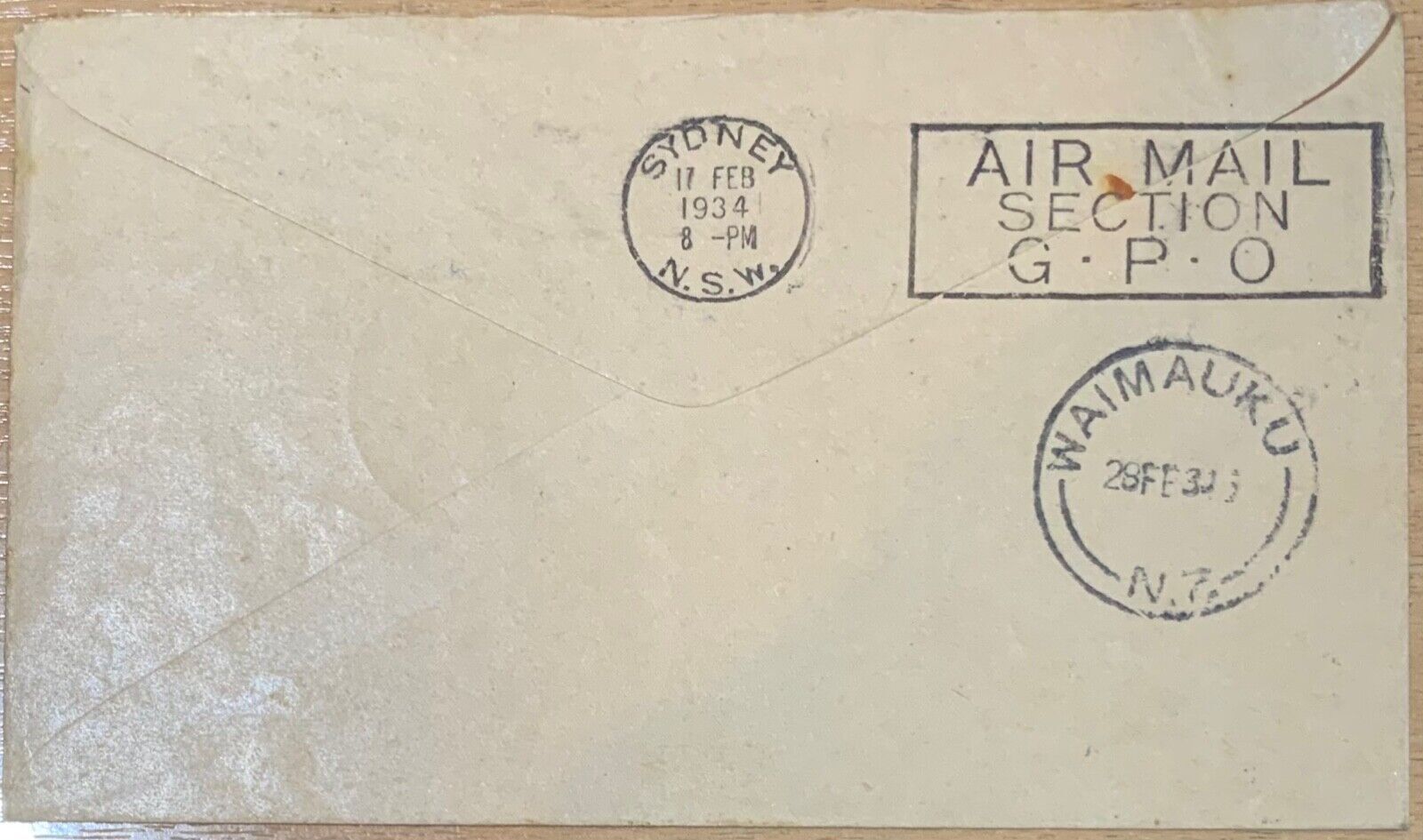 New Zealand 9 FEB 1934 ‘Faith in Australia’ First Flight on Illustrated ...