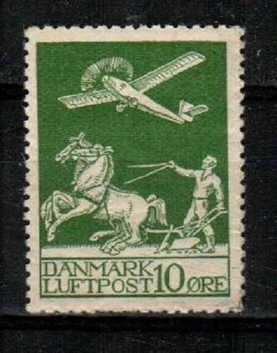 Denmark Scott C1 Mint NH (Catalog Value $70.00) | Europe - Denmark, Air ...