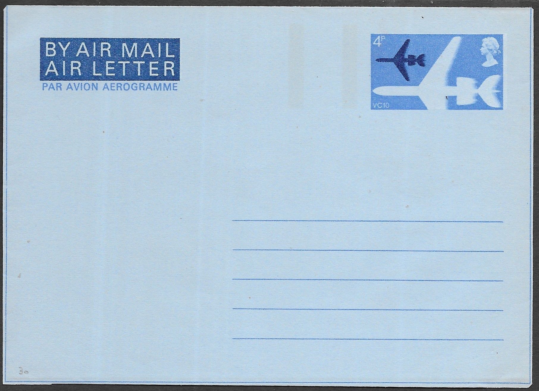 Great Britain Aerogramme 4p. Decimal VC-10 Aircraft (1) Mint | Great ...