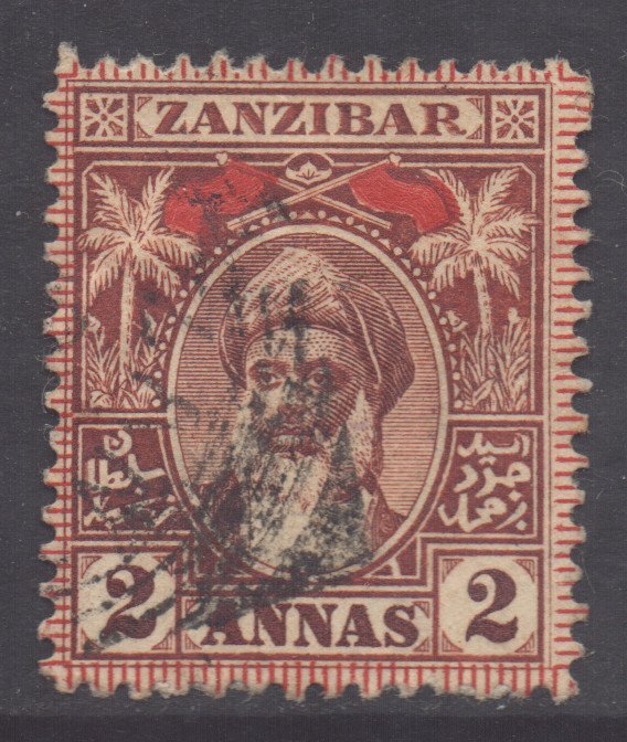 Zanzibar Scott 65 - SG191, 1899 Sultan 2a used | Africa - Tanzania ...