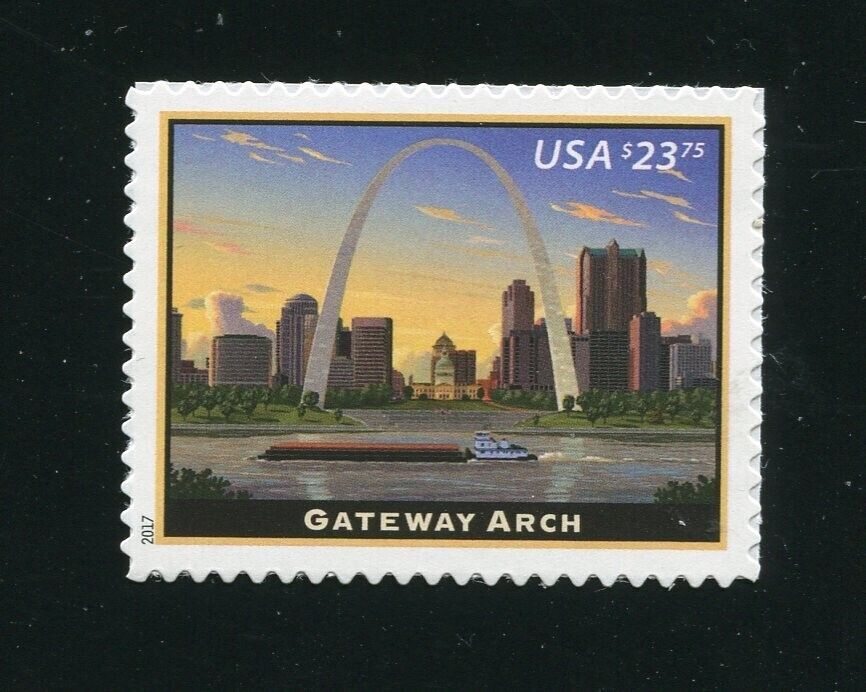 5157 Gateway Arch Priority Express Mail Stamp $23.75 MNH 2017 | United ...
