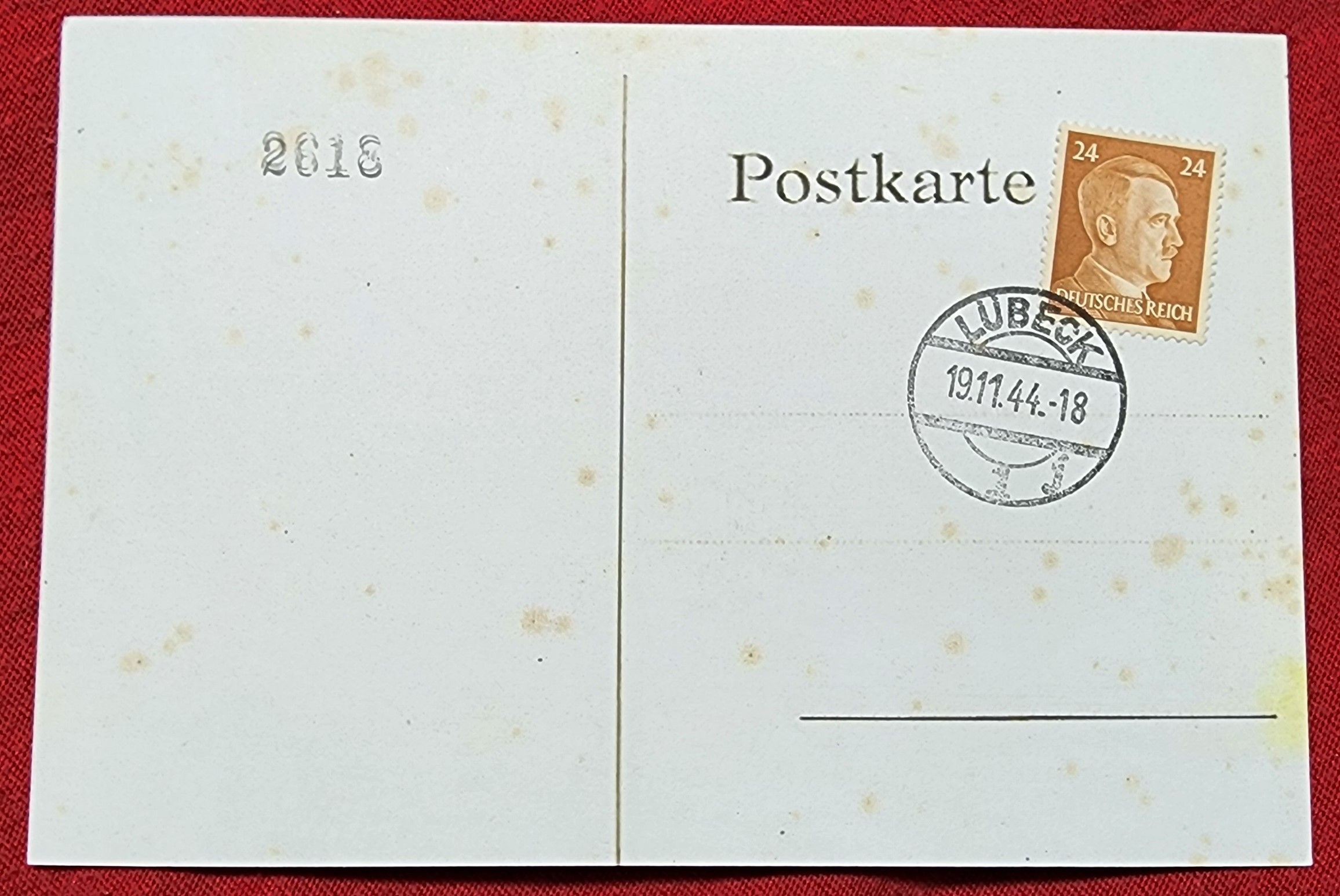 Nazi Germany Third Reich propaganda postcard WWII WW2 German Heil Adolf ...