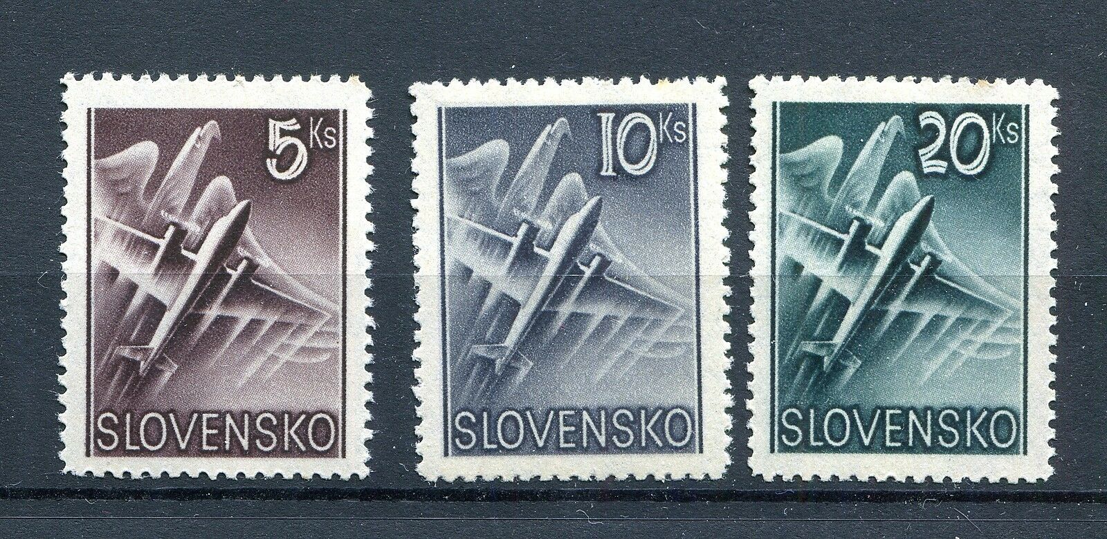 Slovakia WW2 German Puppet State 1940 Scott C7-C9 Perfect MNH | Europe ...