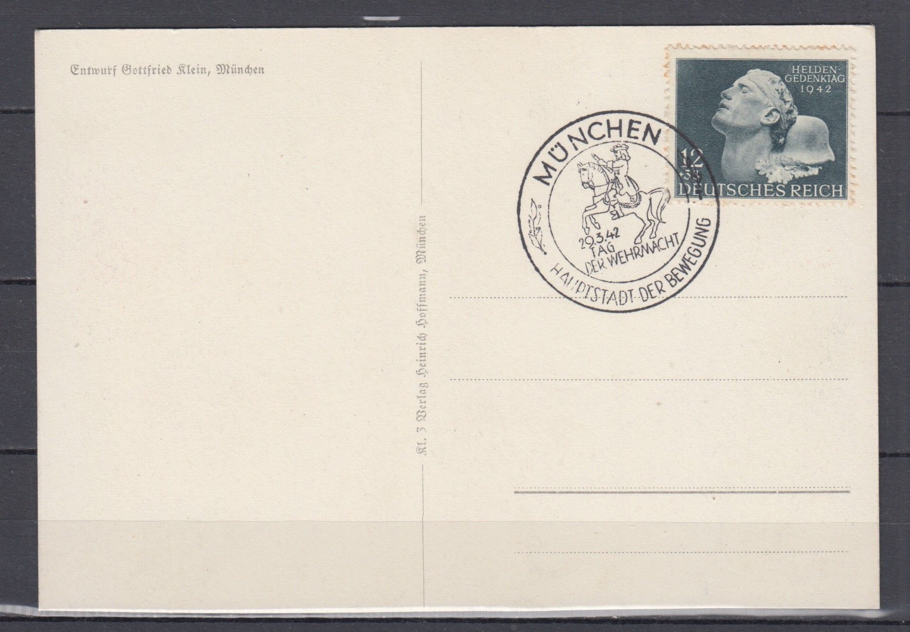 Third Reich Propaganda Postcard 1942 | Europe - Germany & Colonies ...