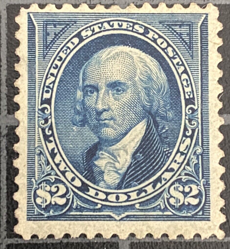 US Stamps-SC# 262 - $2 - MRG - Reperforated At Top - PSE Cert - SCV ...