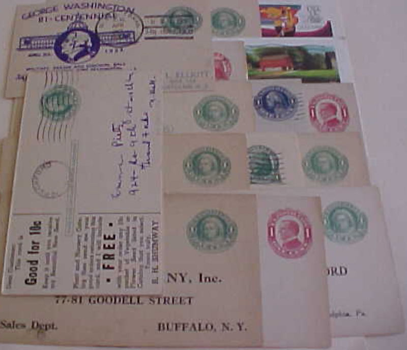 US 3 Pictorial AD Postal Cards of 1920'S & 1930'S Also 2 Later 15 Diff ...