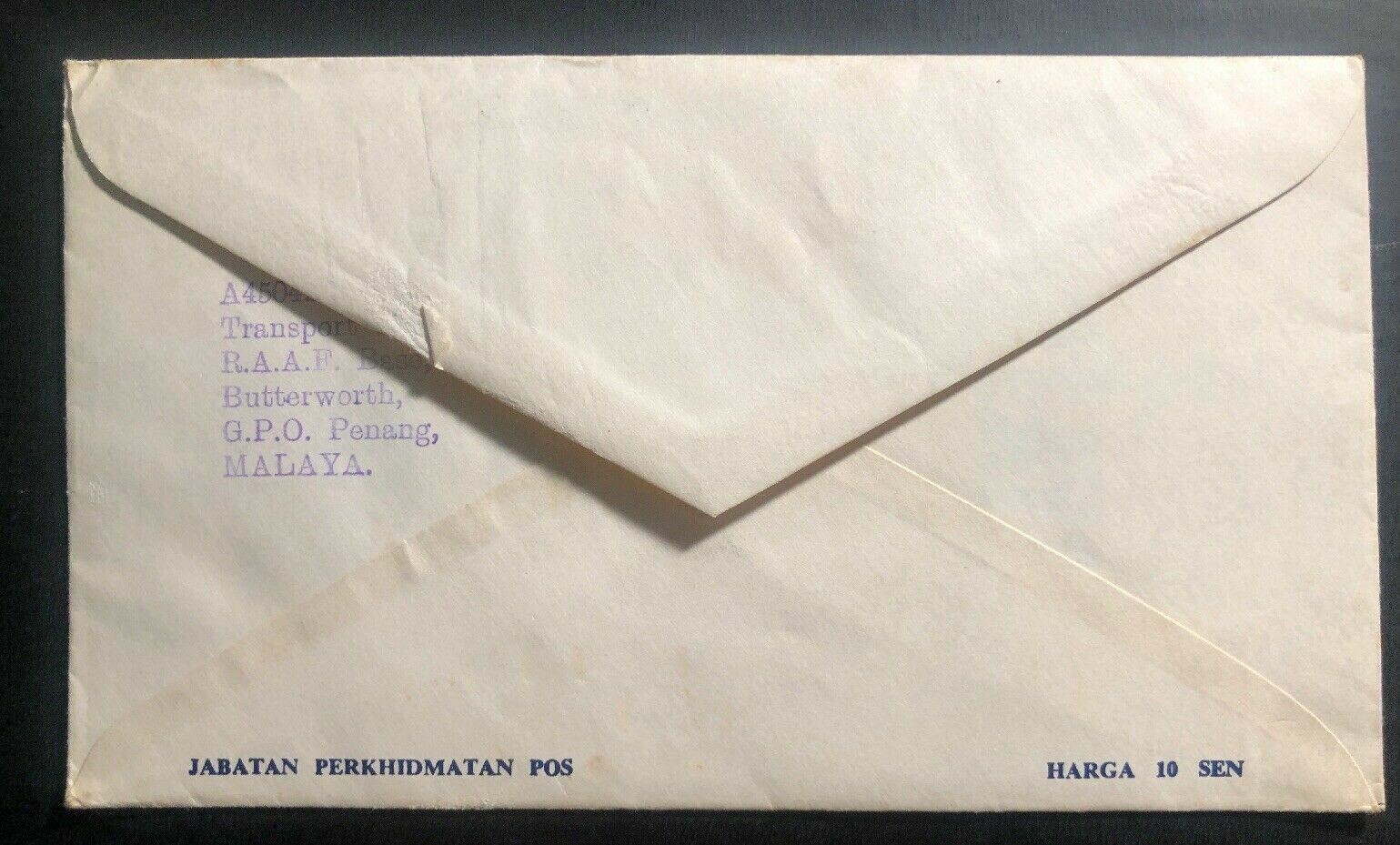 1967 Pulau Pinang Malaysia First Day Cover To Australia Merdeka Ten ...