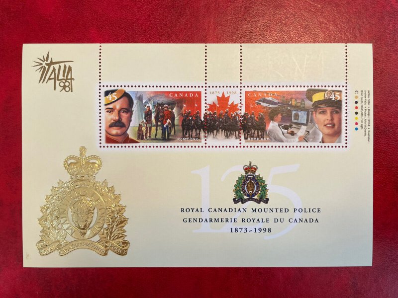 1998 Canada RCMP Royal Canadian Mounted Police 125th Anniv Souvenir ...