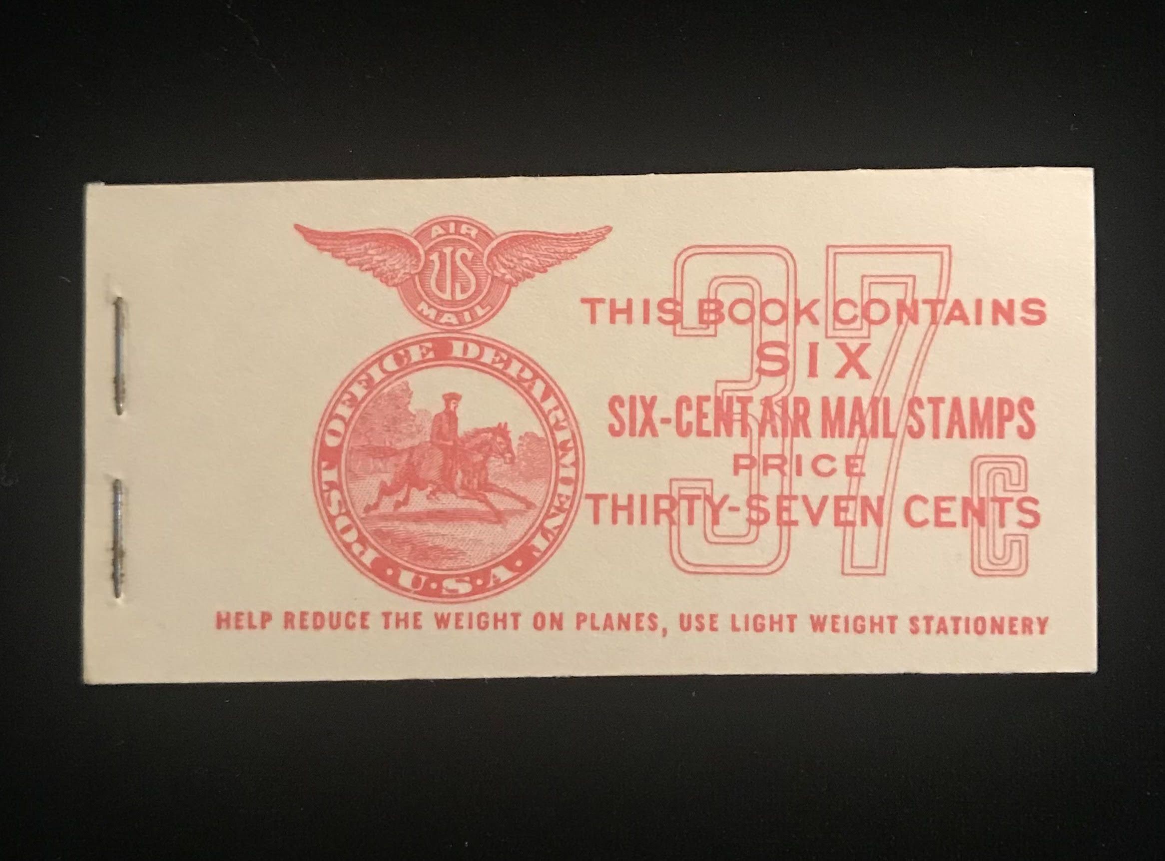 BKC2 Full Booklet ( C25a) Nice MNH | United States, Booklets - Air Mail ...