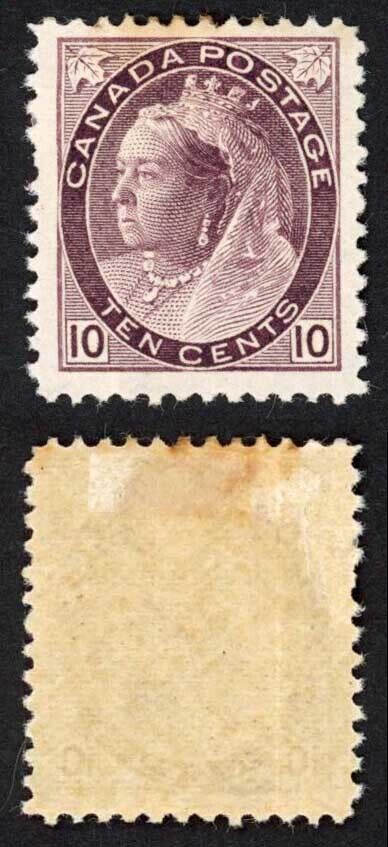 Canada SG164 10c Deep Brown Fresh M/M (toneing) Cat 170 Pounds | Canada ...