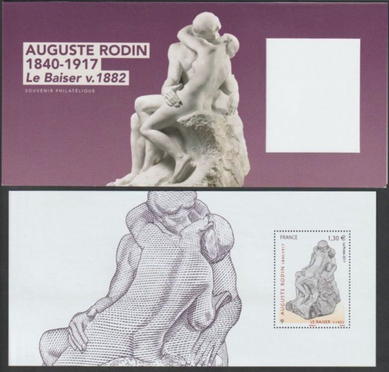 France 2017 100 ann since death Auguste Rodin special limited edition ...
