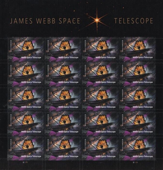 2022 60c Forever James Webb Deployed Space Telescope Scott 5720 Mint ...