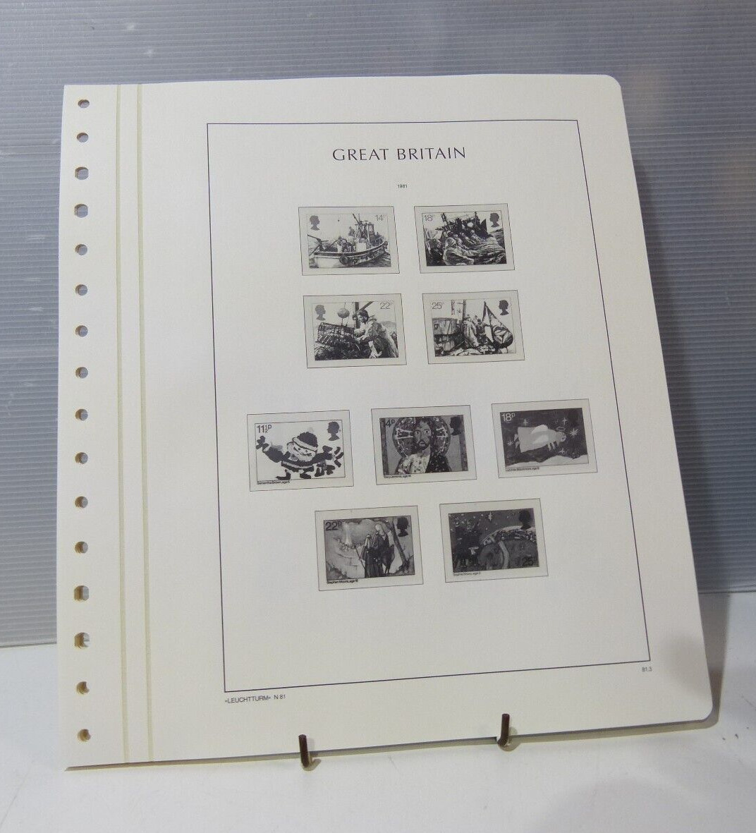 Kabe Great Britain luxury stamp album pages - brand new, choice of ...