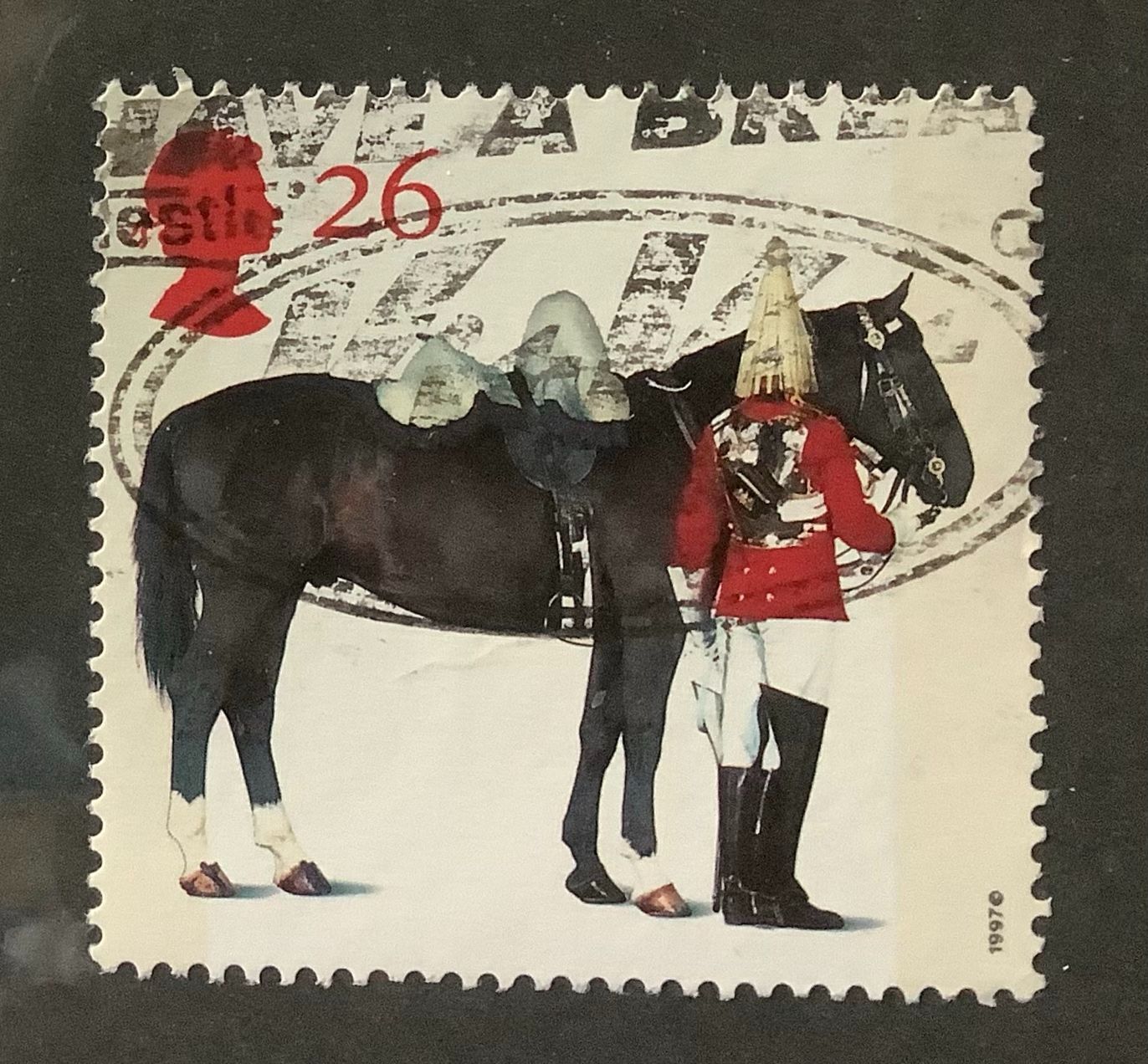 Great Britain 1997 Scott 1764 used - 26p, Queens Horses, Thompson ...