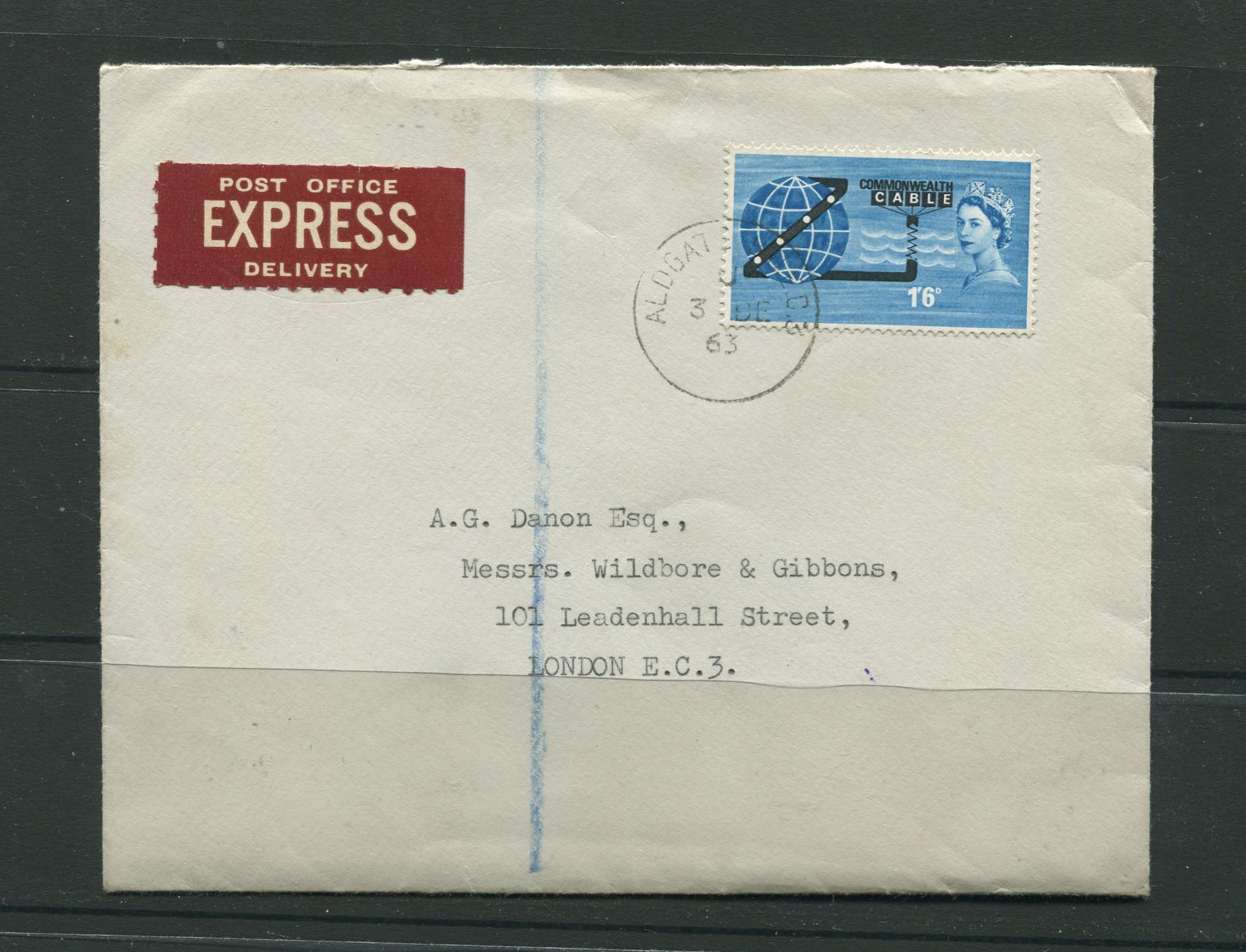 STAMP STATION PERTH:Great Britain - FDC Commonwealth Cable 1963 CV ...