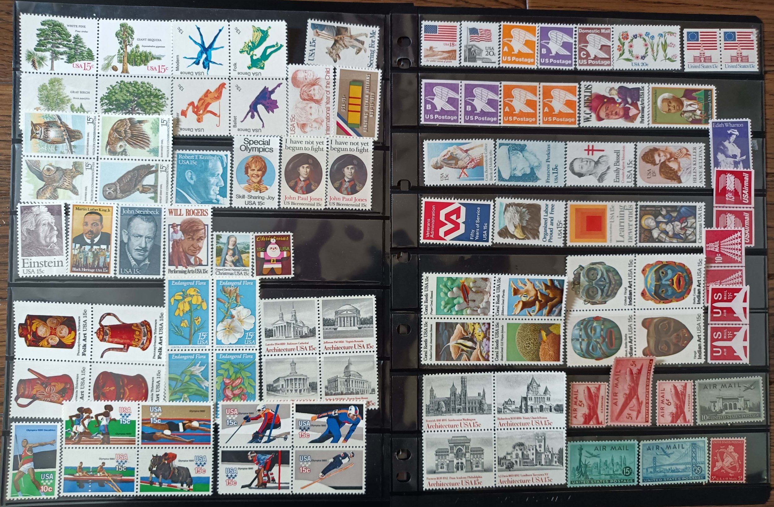 US Starter Collection including Front of Book & Back of Book - MNH ...