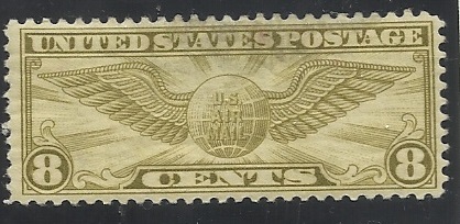 C17 8c Air MH F/VF | United States, Air Mail Stamp / HipStamp