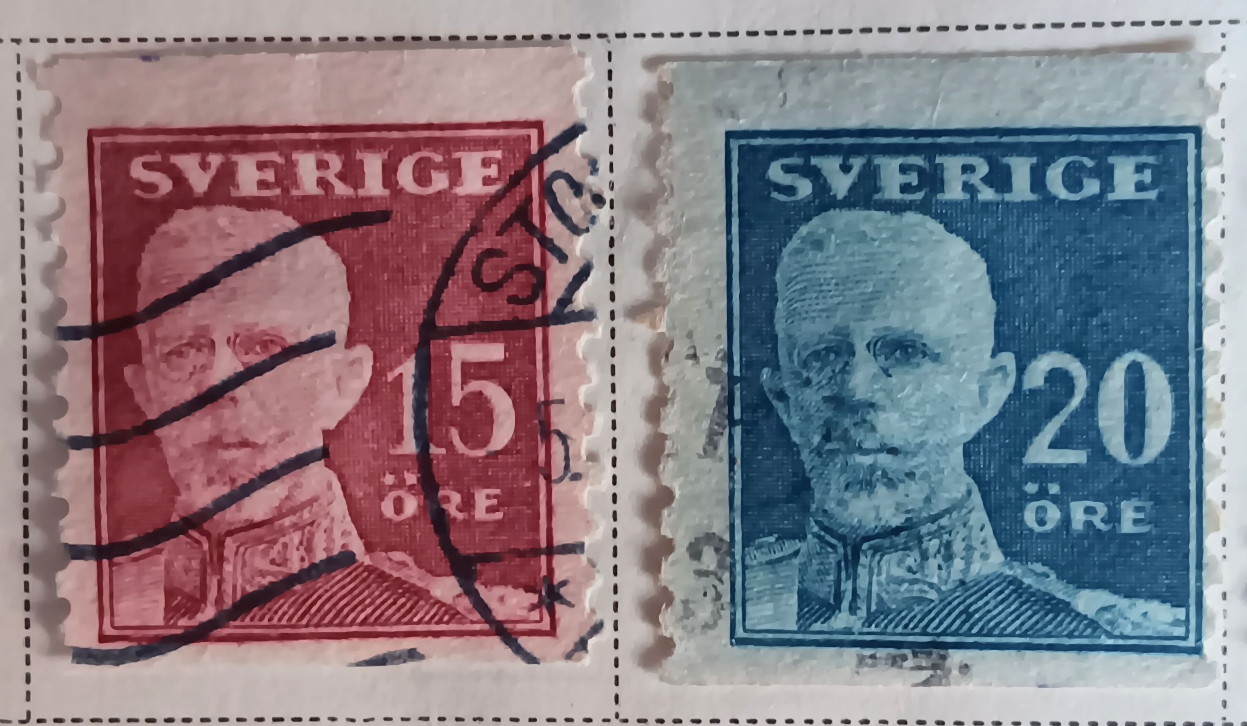 Rare Pair | Europe - Sweden, Stamp / HipStamp