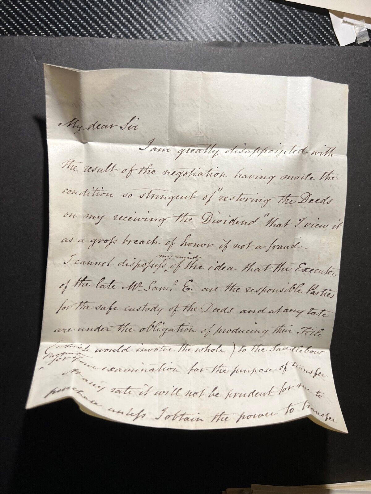 1852 England Folded Letter Cover Shropshire Coalbrookdale to Lynn ...