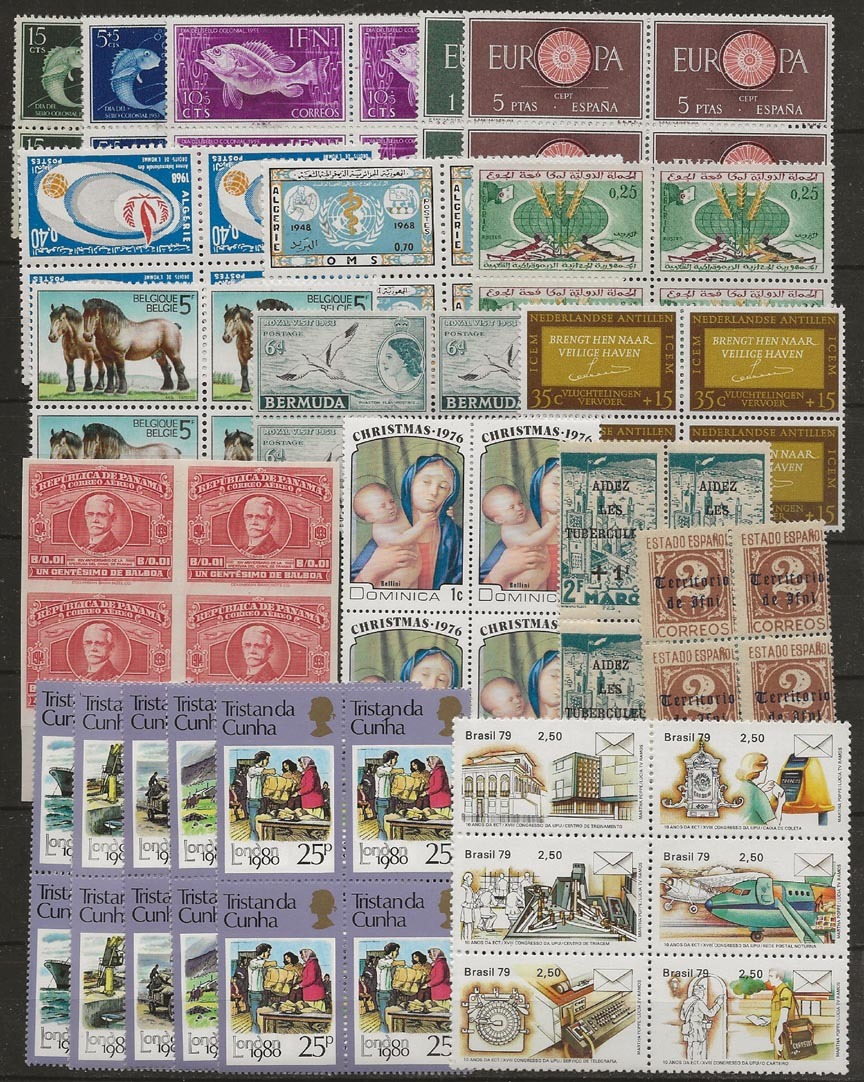 Foreign Mint Block of 4 | Worldwide - Other, Back of Book (Other ...