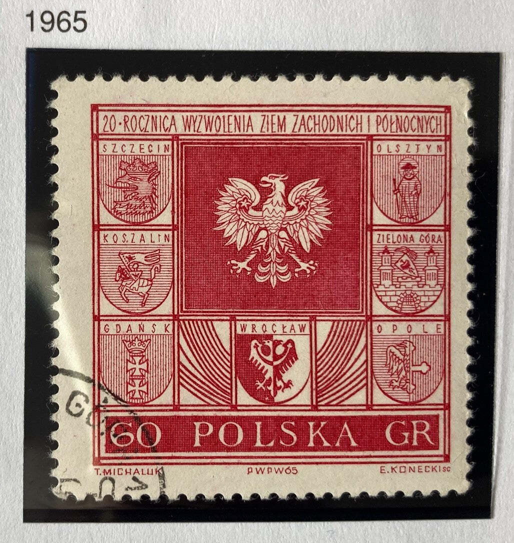 Poland 1965 return of western and northern territories sg1561 USED ...