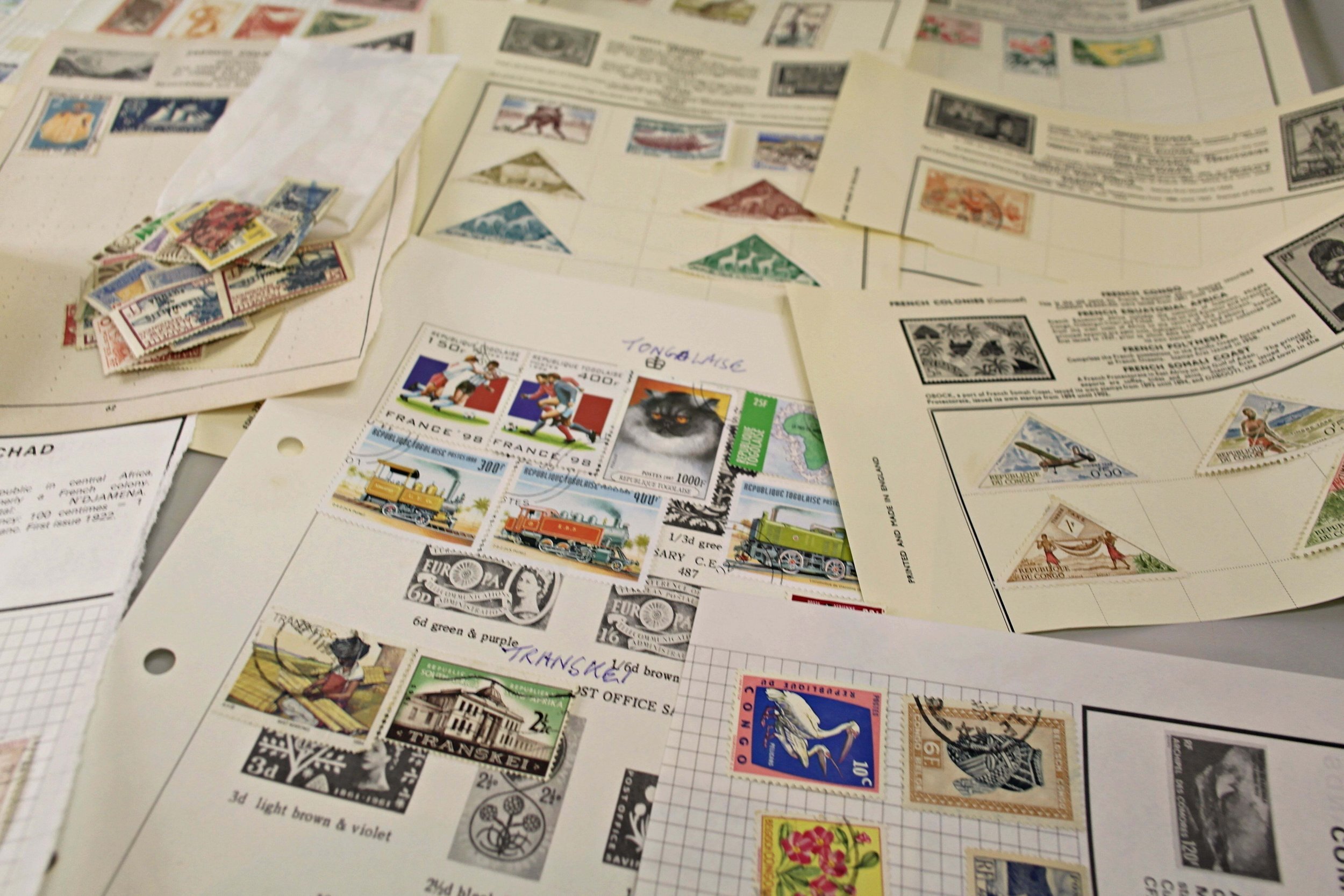 3830: FRENCH COLONIES: Large Collection of Mint & Used French Colony ...