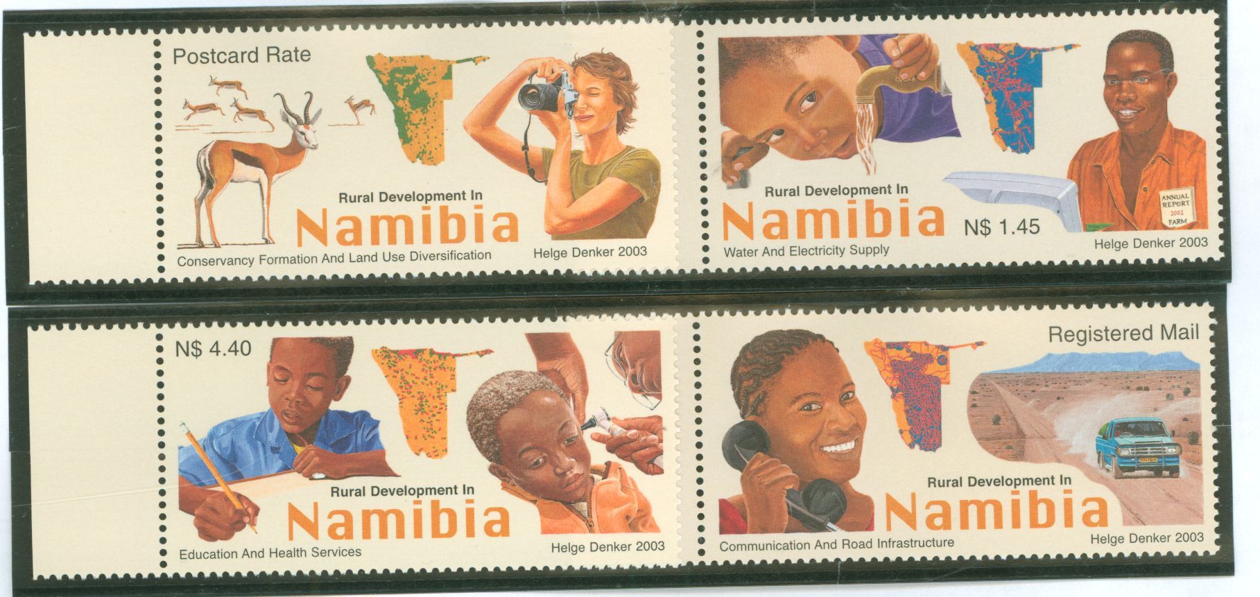 Namibia 1011-1014 (APS Seller Id: 602546) | Africa - Namibia, General ...