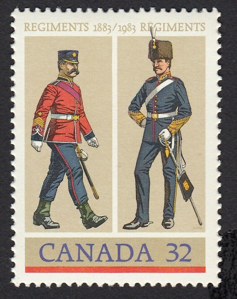 Army Regiments, Uniform, Military = Canada 1983 #1007 MNH | Canada ...