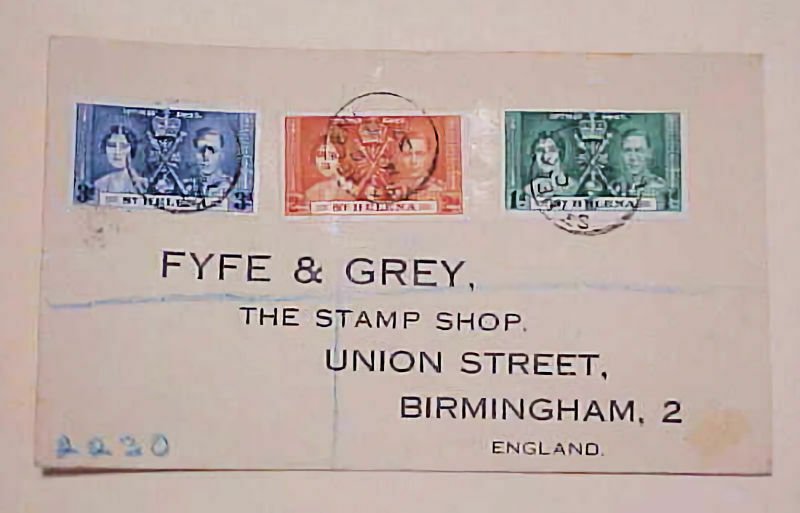 ST. Helena Error Dated MAY (Not 19) 1937 Registered C | Worldwide ...