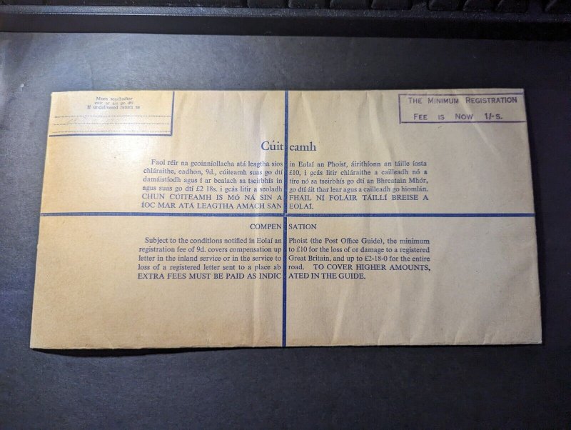 Mint Ireland Registered Letter Postal Stationery Envelope | Specialty ...