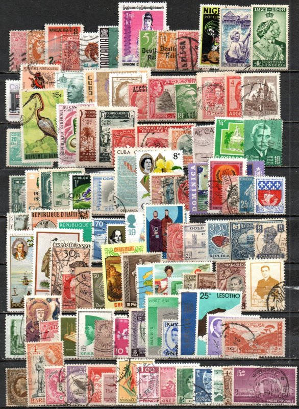 Worldwide 100 All Different Stamps | Worldwide - Other, General Issue ...