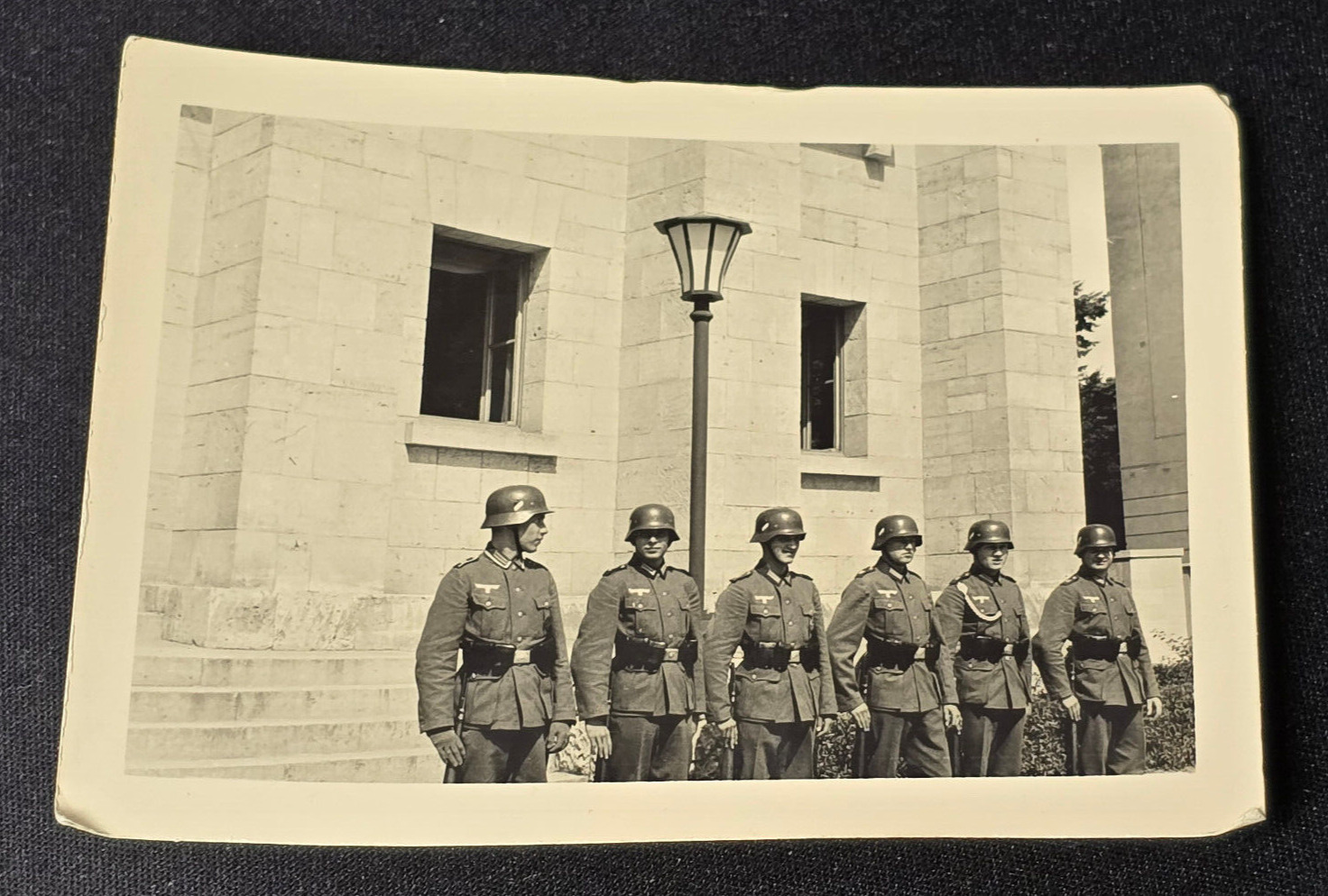 Wehrmacht Steel Helmet Soldiers in Formation WW2 Wwii German Wartime ...