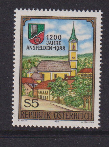 Austria #1440 MNH 1988 Ansfelden | Europe - Austria, General Issue ...