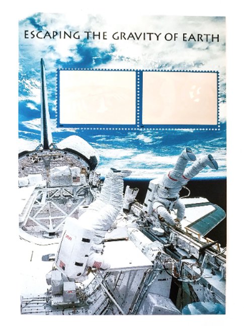 Escaping the Gravity of Earth Sheet of UNUsed Hologram US Postage ...