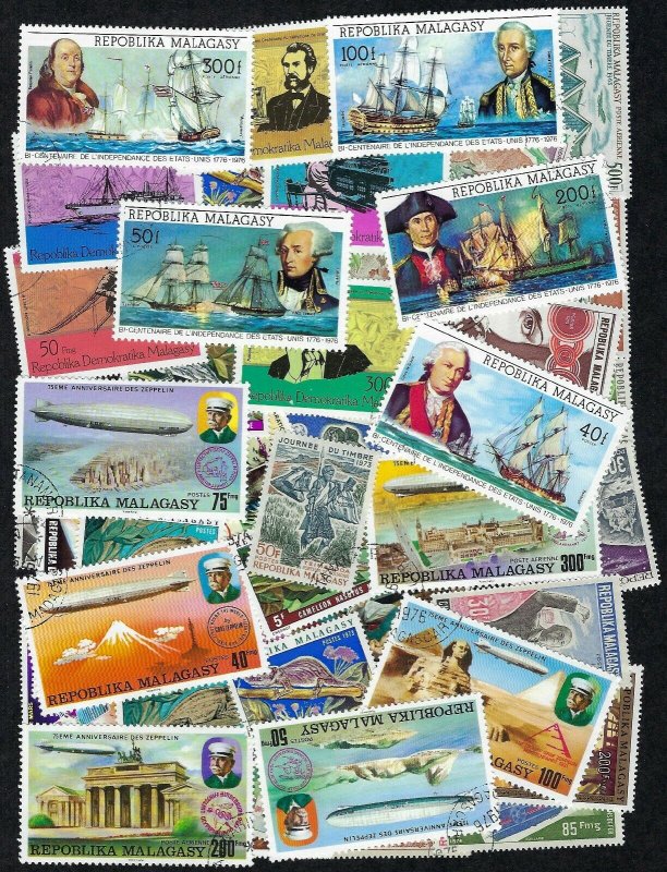 Malagasy (Madagascar) Collection of 57 Different Stamps | Africa ...