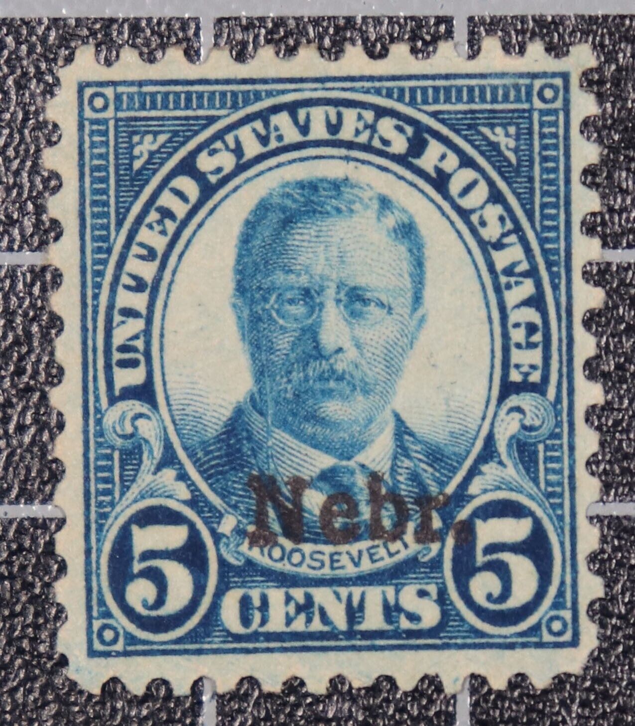 Scott 674 5 Cents Roosevelt OG MH NEBR Overprint Nice Stamp SCV $15.00 ...