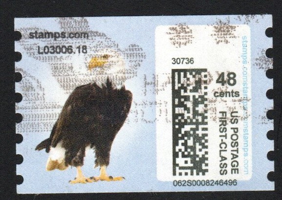 1CVP 126 - (48c) - Personal Computer Postage - "Eagle" - Used Single ...