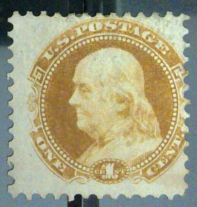 Scott #112-E4c - 1c Buff - Franklin - HR OG - Essay | United States ...