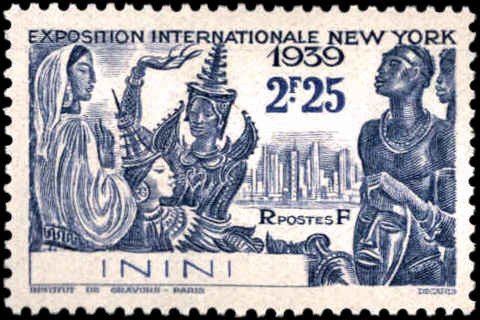 Inini #42-43, Complete Set(2), 1939, World's Fair, Hinged | Europe ...